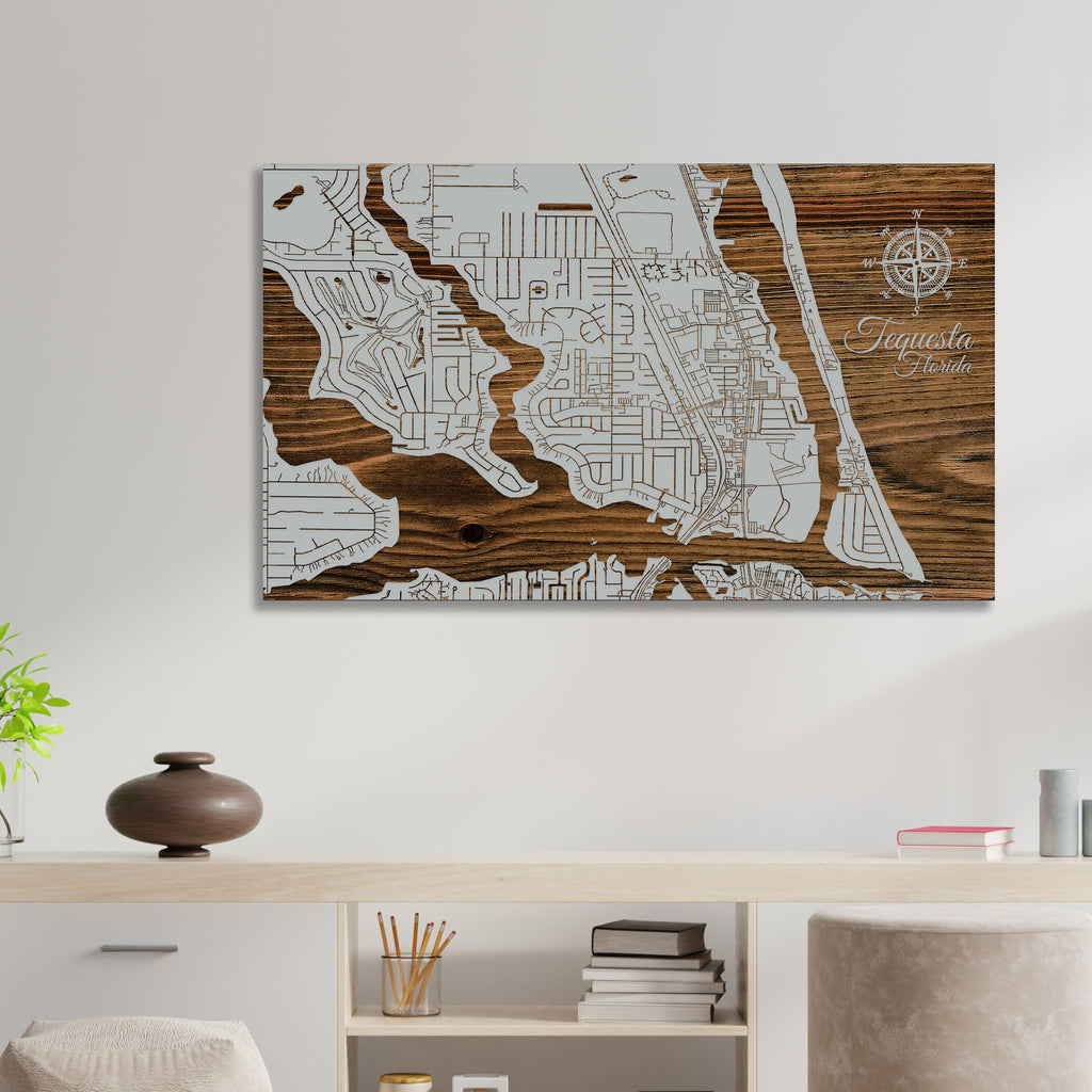 Tequesta, Florida Street Map – Fire & Pine