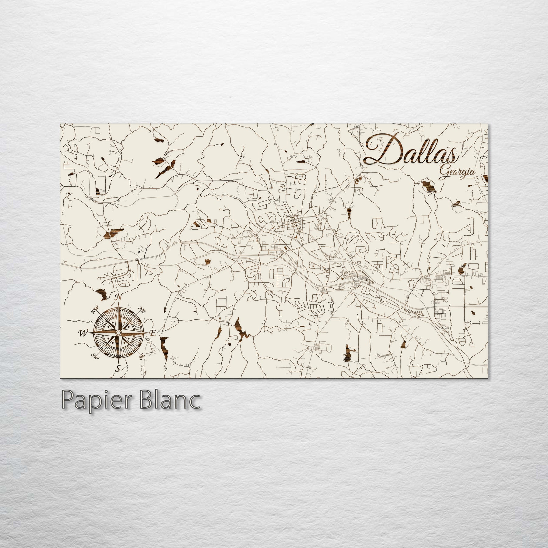 Dallas, Georgia Street Map