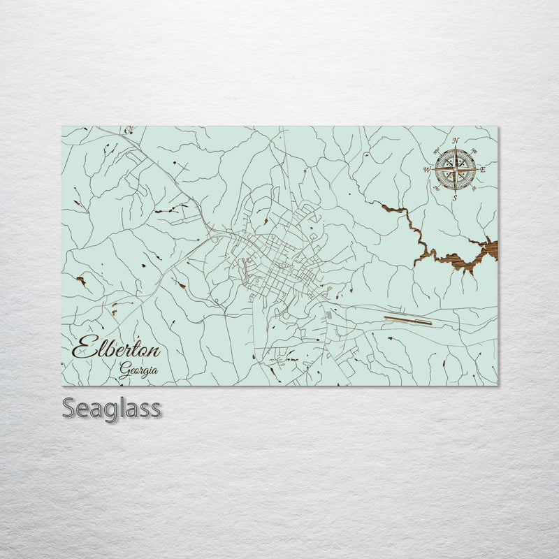 Elberton, Georgia Street Map – Fire & Pine