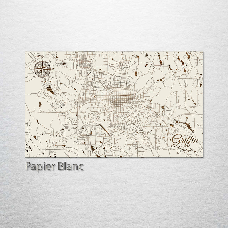 Griffin, Georgia Street Map – Fire & Pine