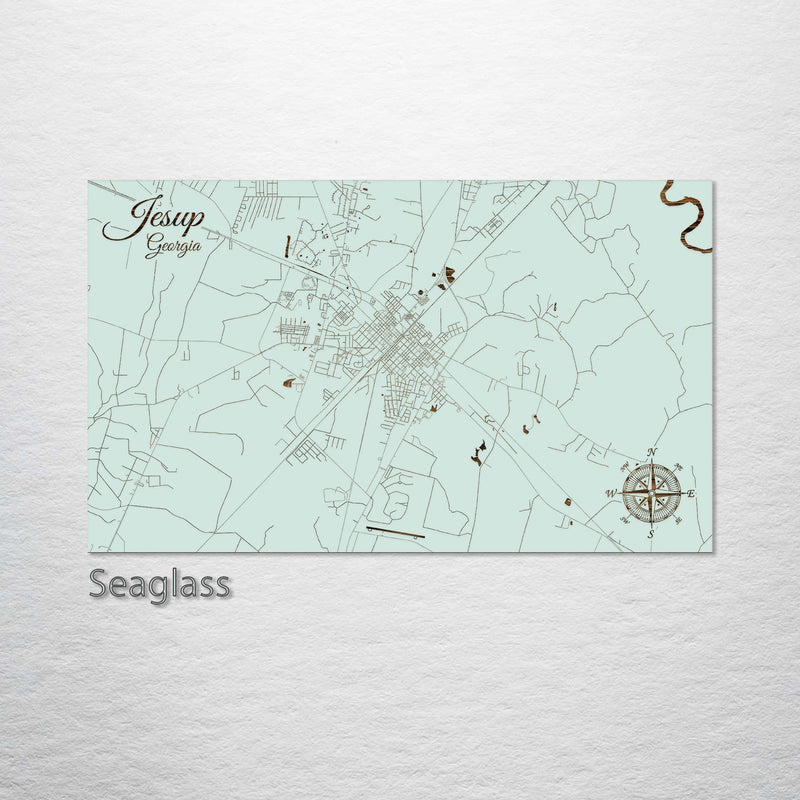 Jesup, Georgia Street Map – Fire & Pine