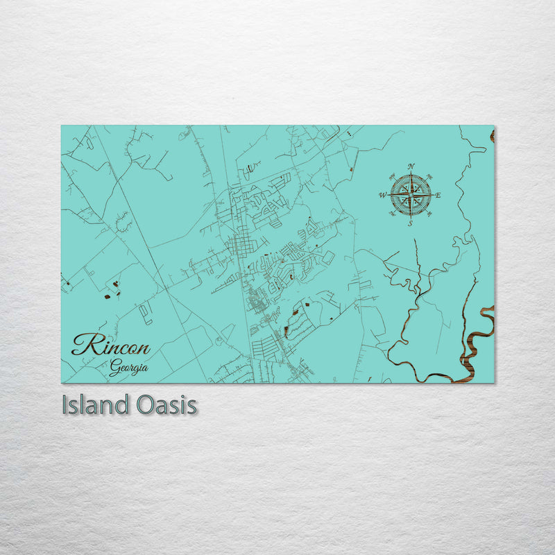 Rincon, Georgia Street Map – Fire & Pine