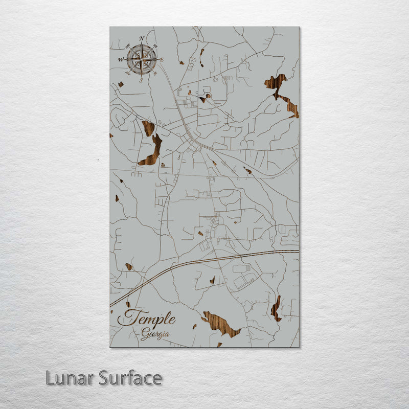 Temple, Georgia Street Map – Fire & Pine