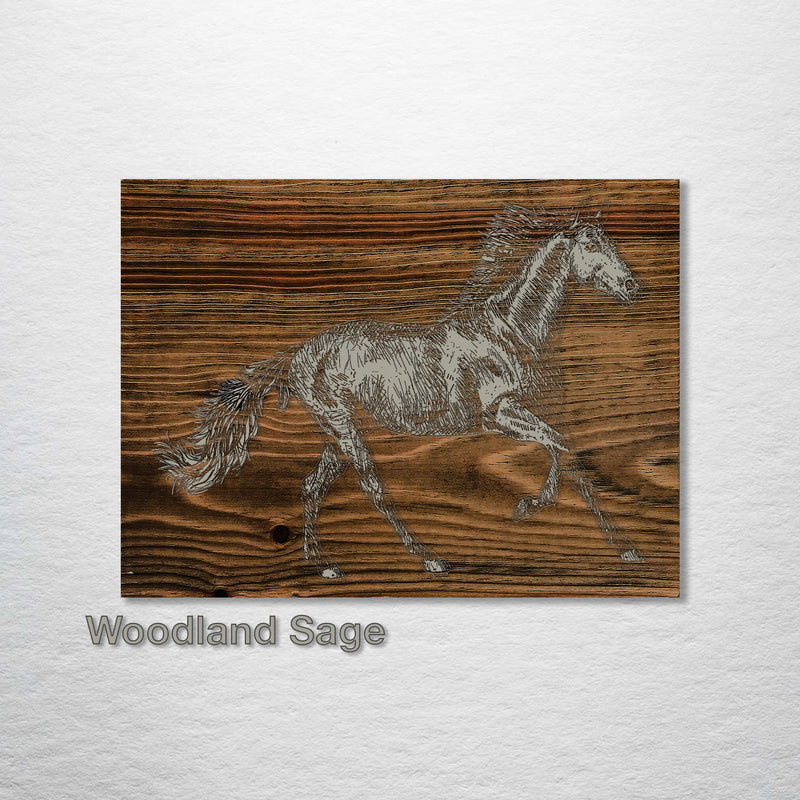 Abstract Horse Outline