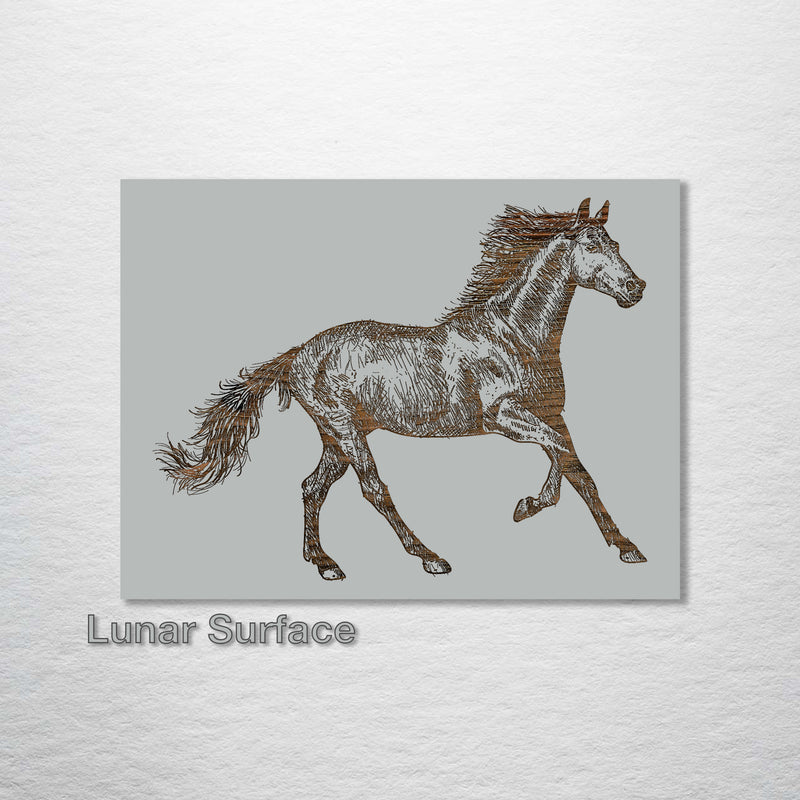 Abstract Horse Outline