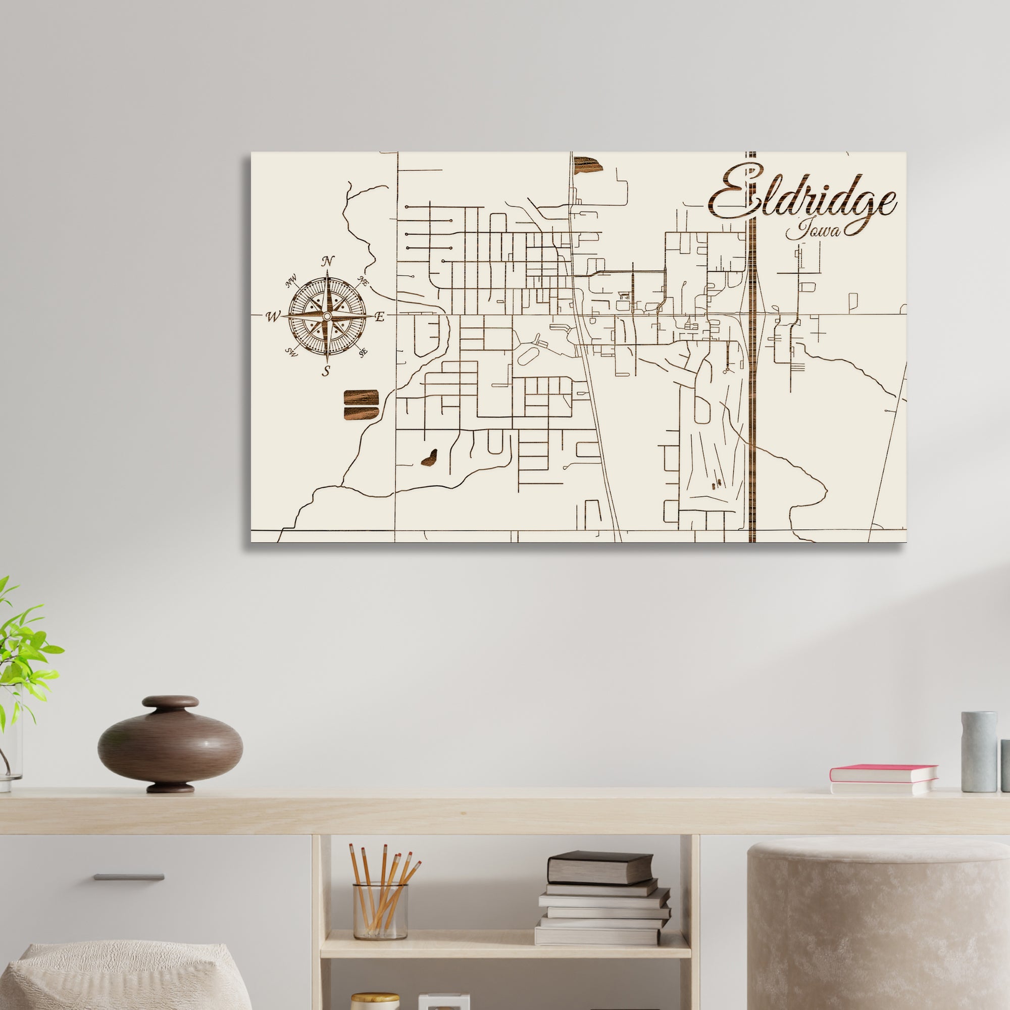 Eldridge, Iowa Street Map