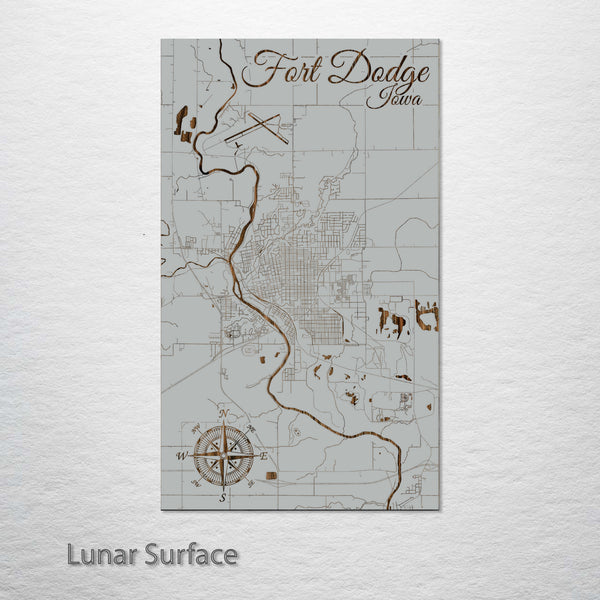 Fort Dodge, Iowa Street Map – Fire & Pine