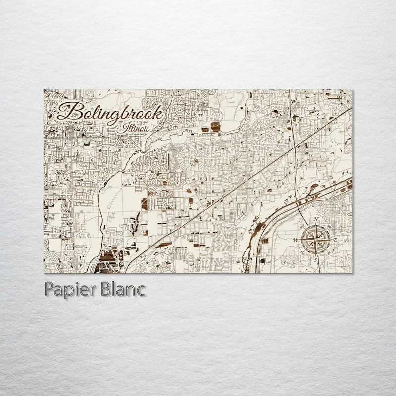 Bolingbrook, Illinois Street Map – Fire & Pine