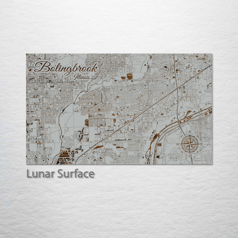 Bolingbrook, Illinois Street Map – Fire & Pine