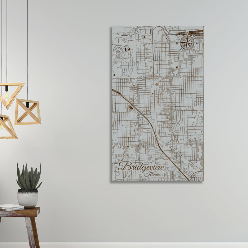 Bridgeview, Illinois Street Map – Fire & Pine