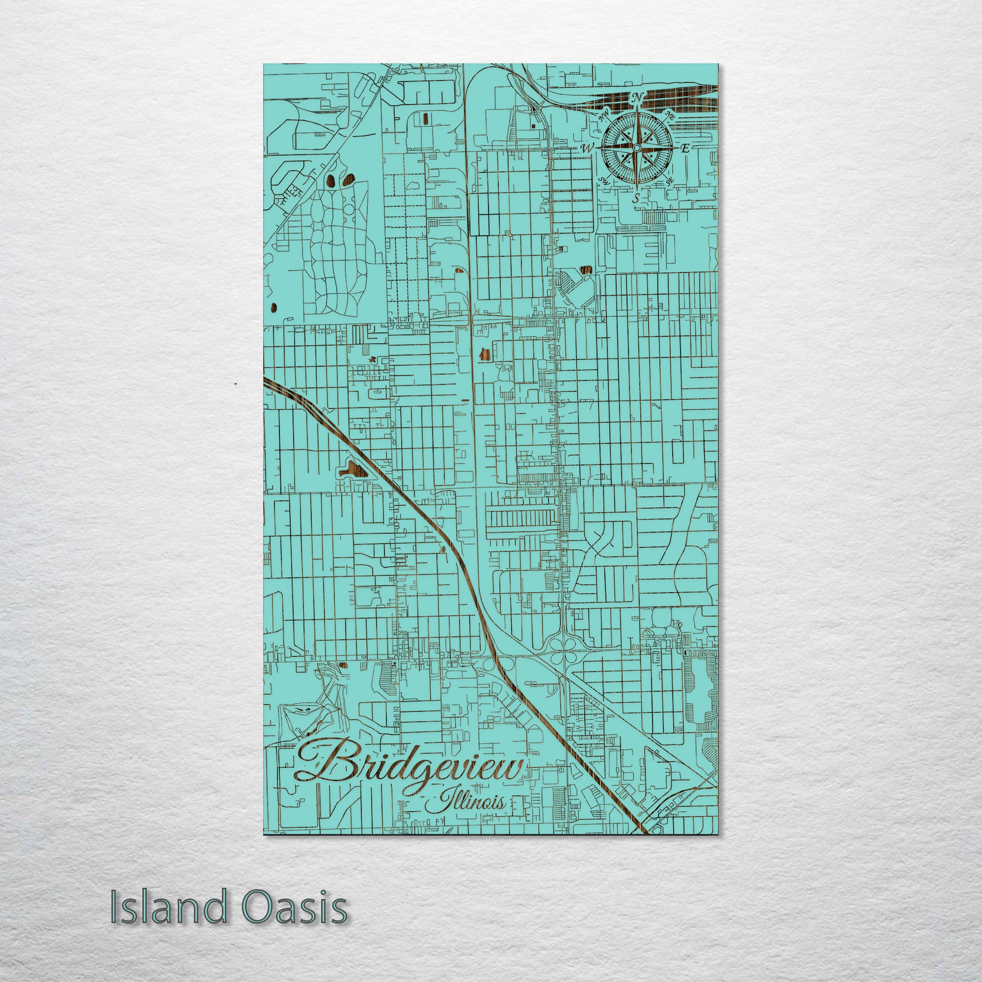 Bridgeview, Illinois Street Map – Fire & Pine