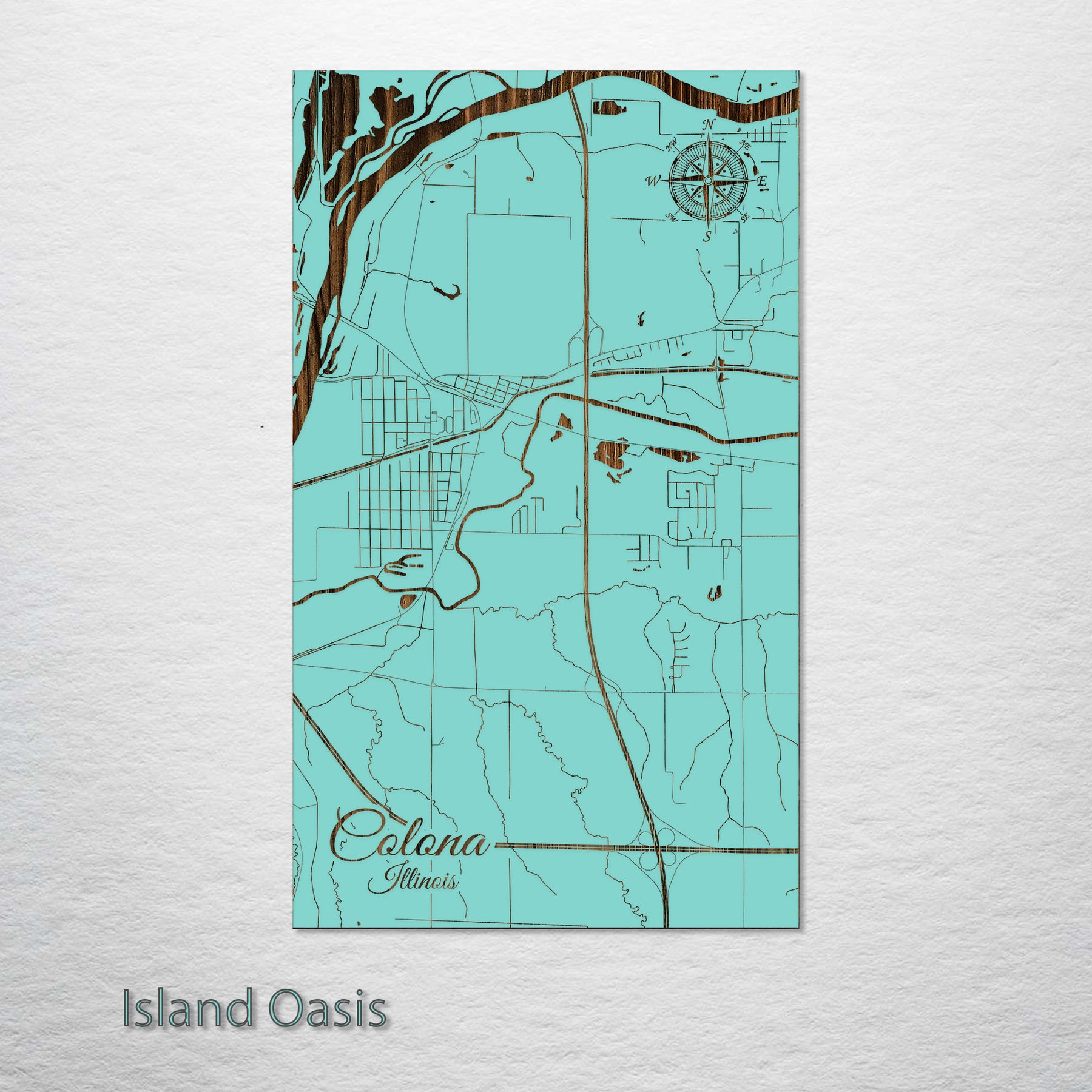 Colona, Illinois Street Map