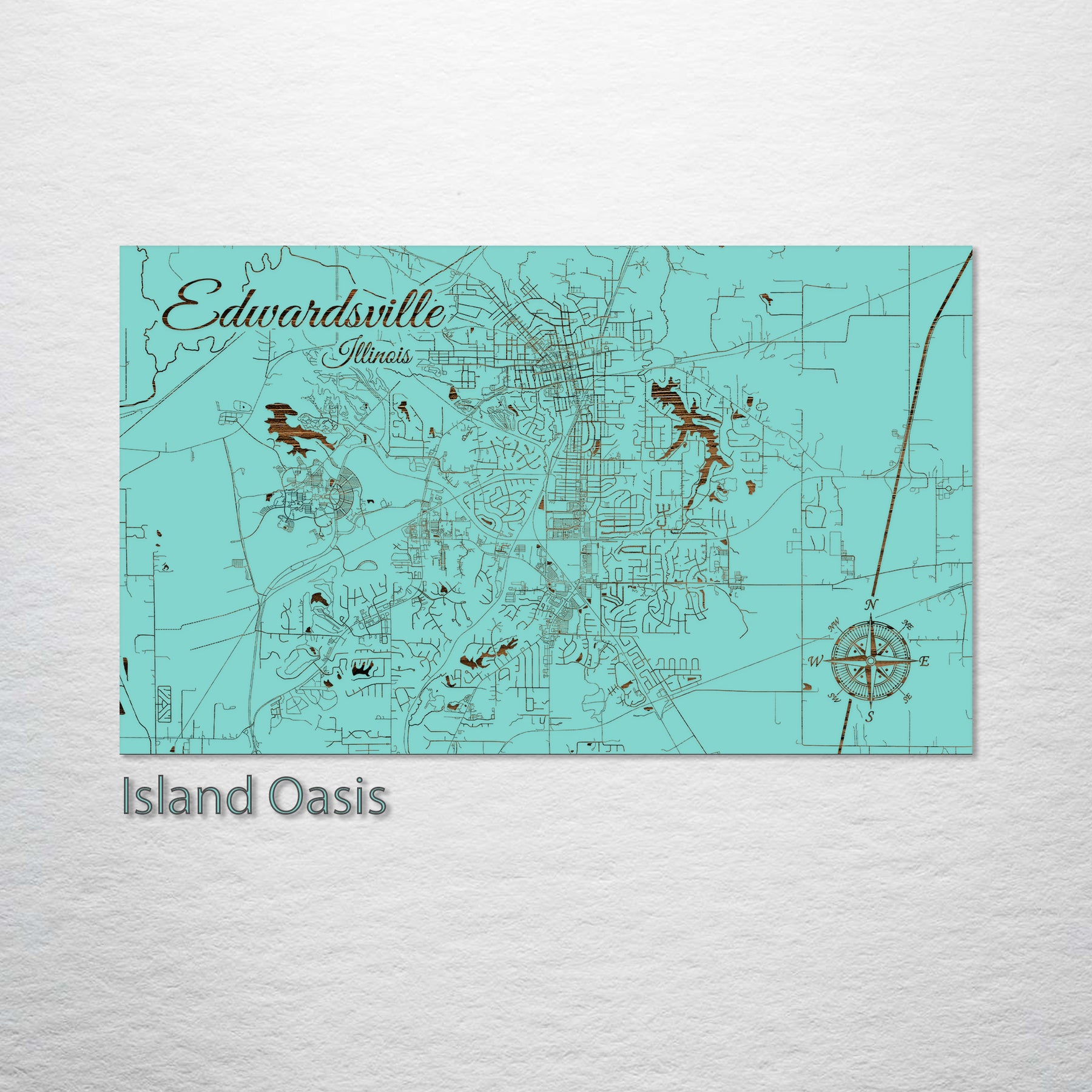 Edwardsville, Illinois Street Map