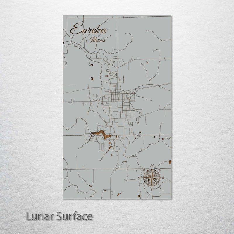 Eureka, Illinois Street Map – Fire & Pine