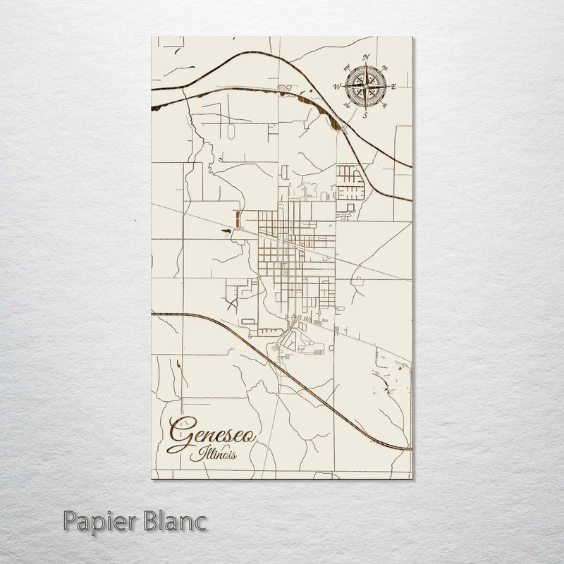 Geneseo, Illinois Street Map – Fire & Pine