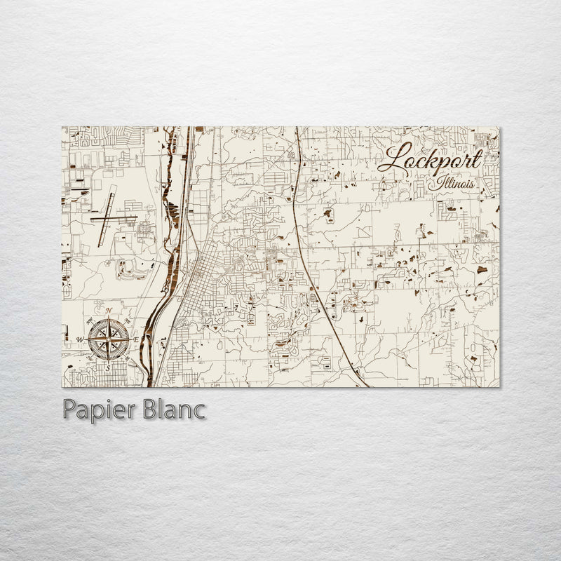 Lockport, Illinois Street Map – Fire & Pine