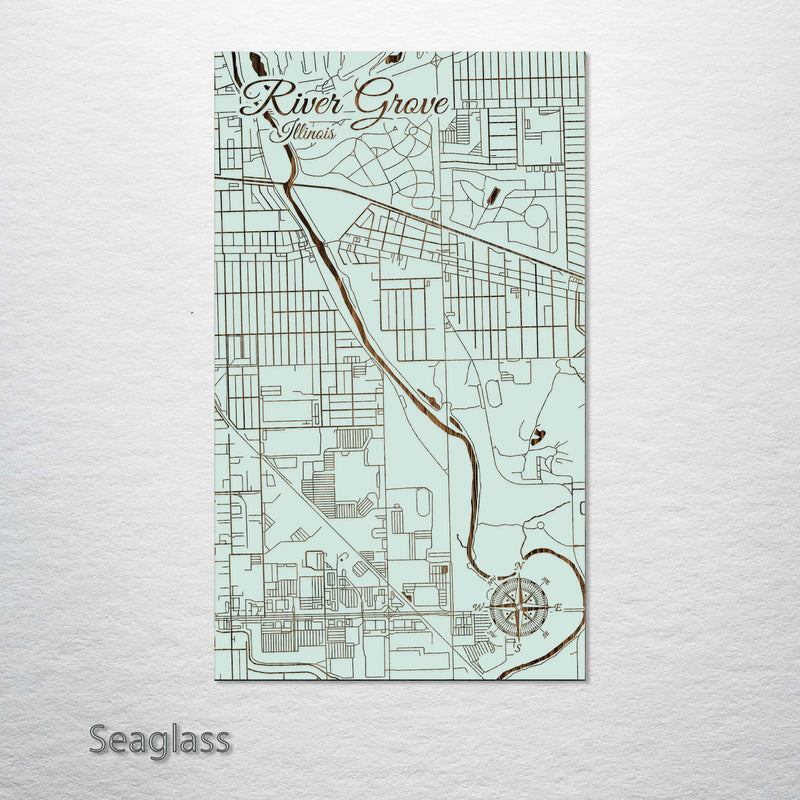 River Grove, Illinois Street Map – Fire & Pine