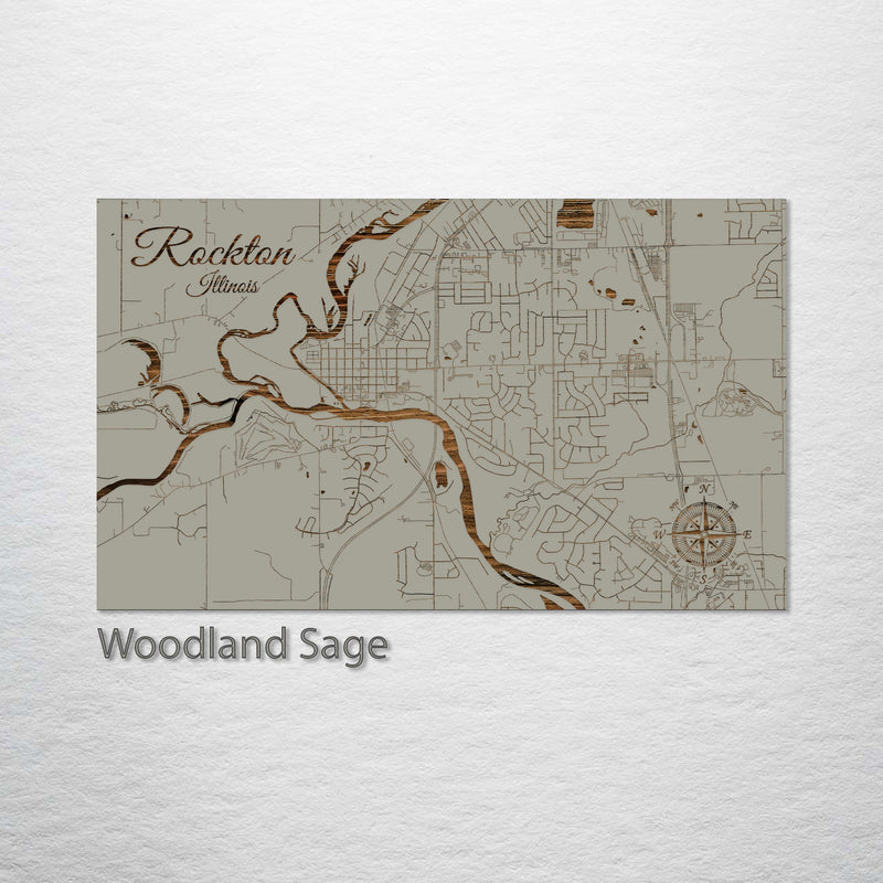 Rockton, Illinois Street Map – Fire & Pine