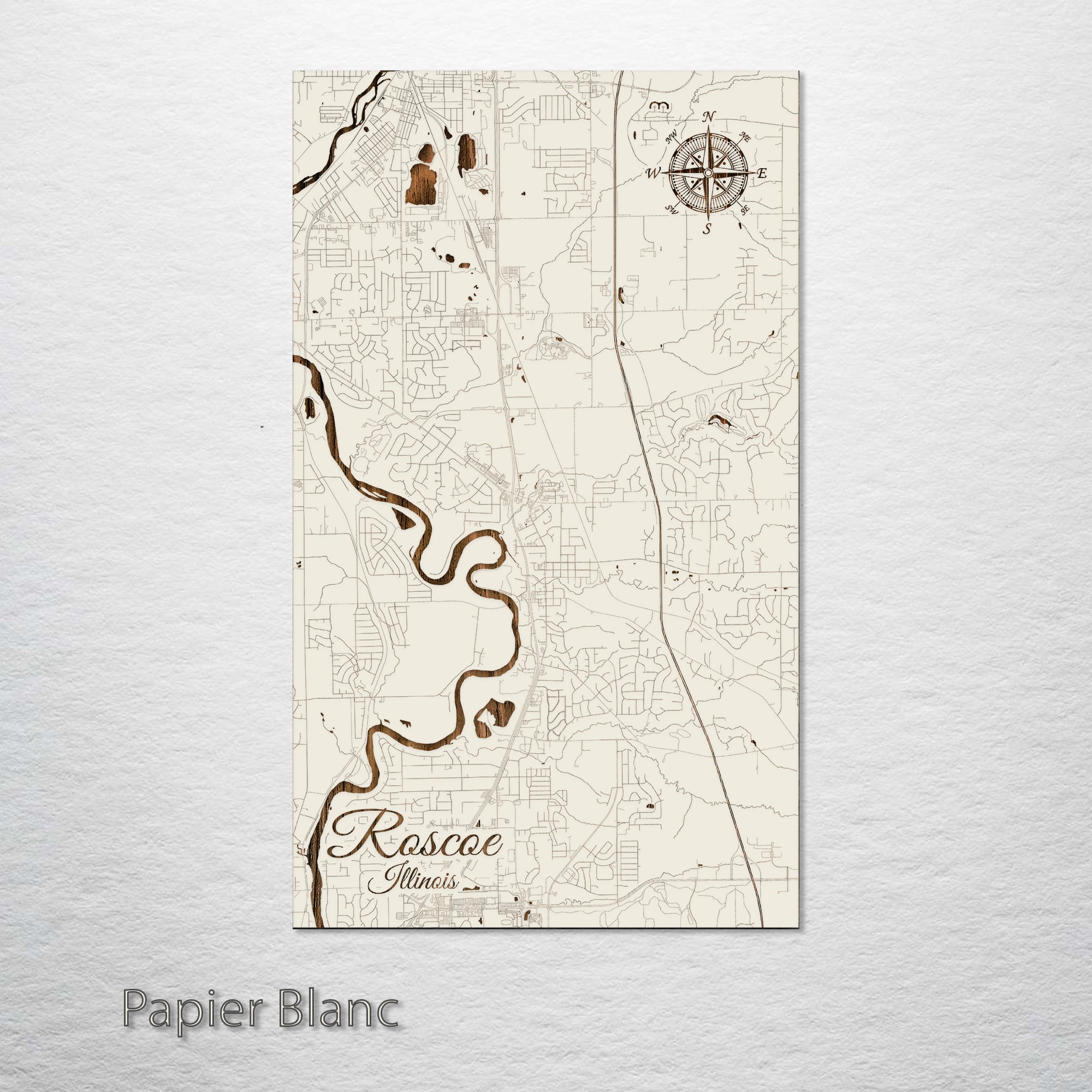 Roscoe, Illinois Street Map – Fire & Pine