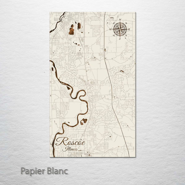 Roscoe, Illinois Street Map – Fire & Pine