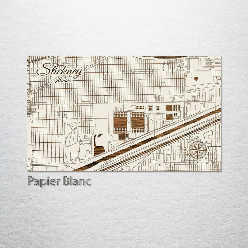 Stickney, Illinois Street Map – Fire & Pine