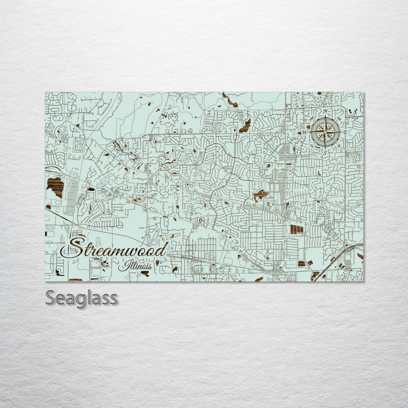 Streamwood, Illinois Street Map – Fire & Pine