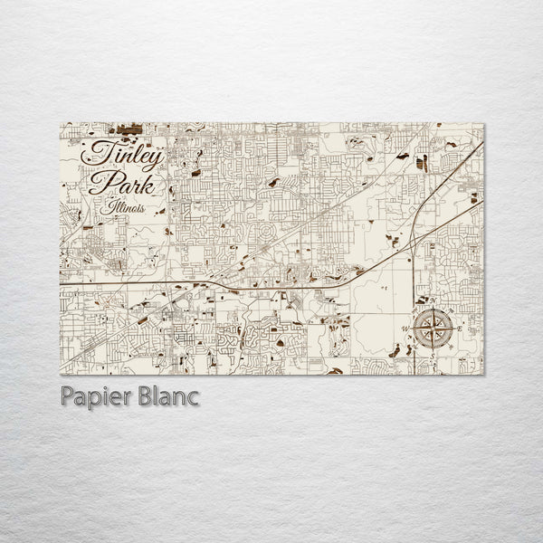 Tinley Park, Illinois Street Map – Fire & Pine