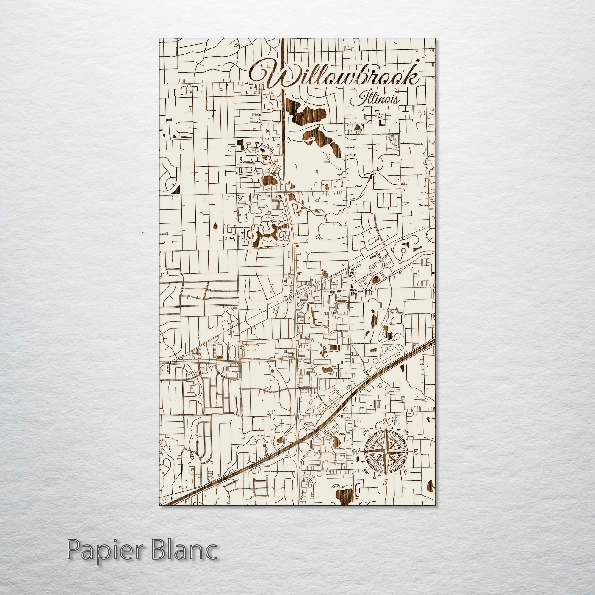 Willowbrook, Illinois Street Map – Fire & Pine