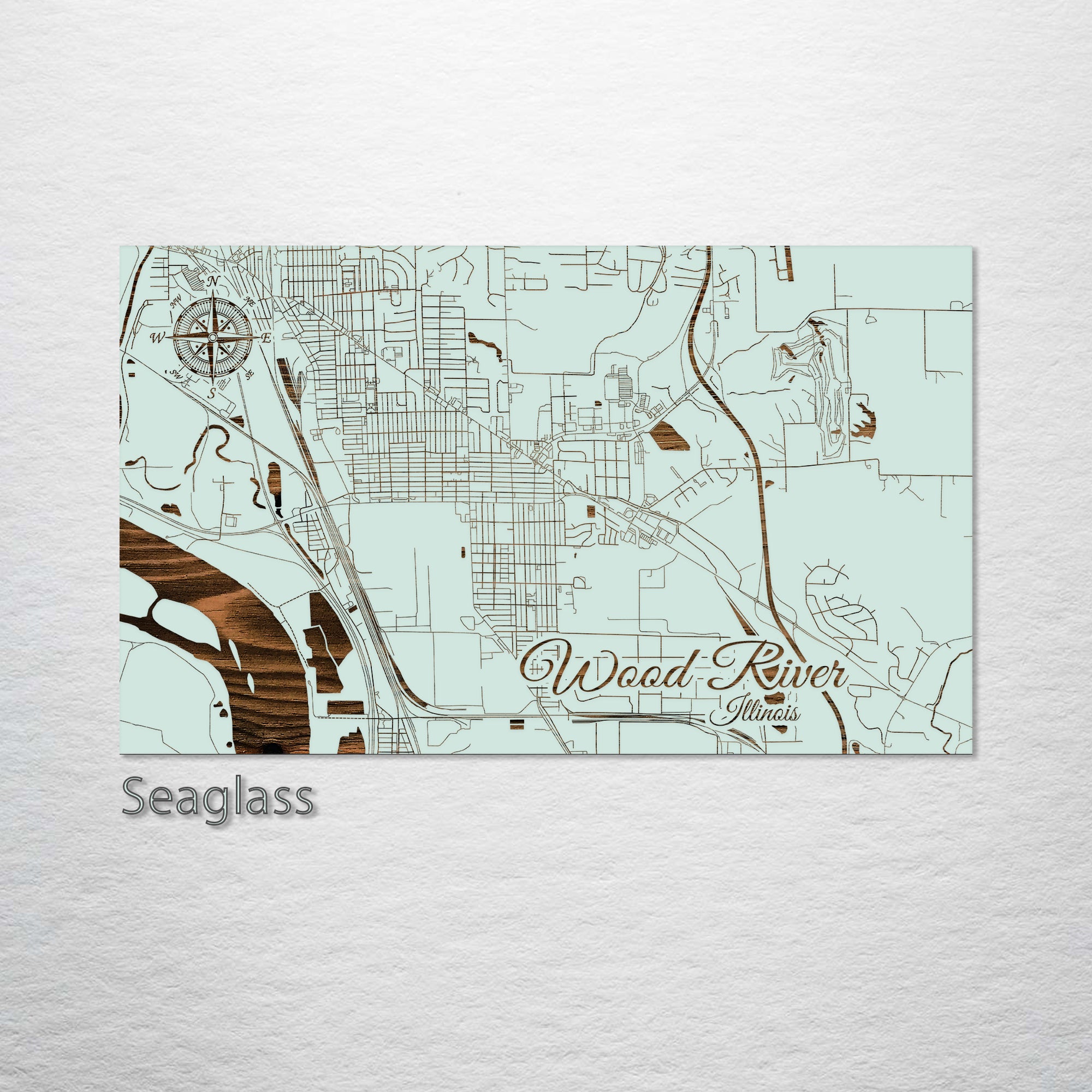 Wood River, Illinois Street Map – Fire & Pine