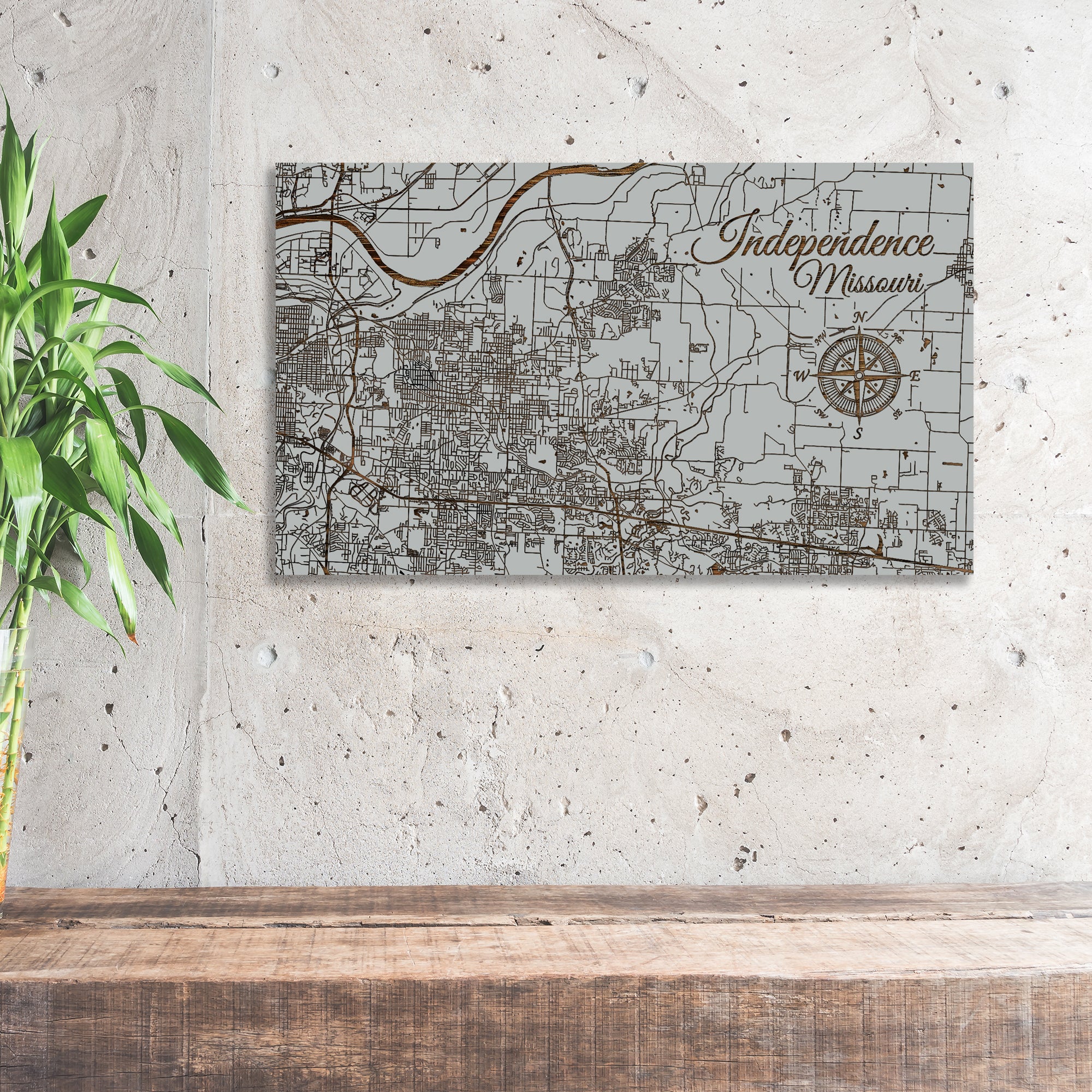 Independence, Missouri Street Map – Fire & Pine