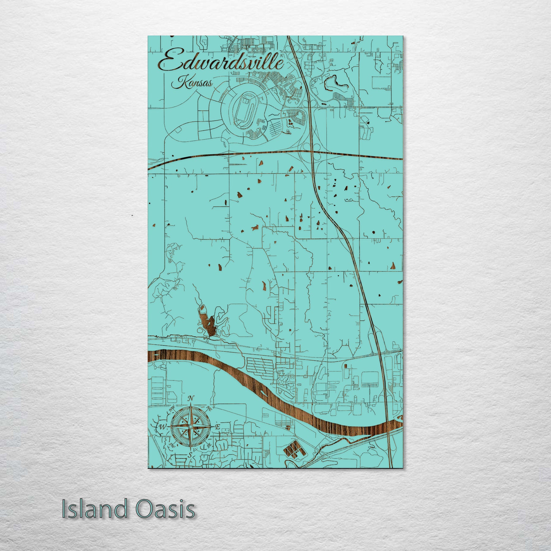 Edwardsville, Kansas Street Map