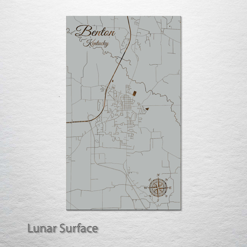 Benton, Kentucky Street Map – Fire & Pine