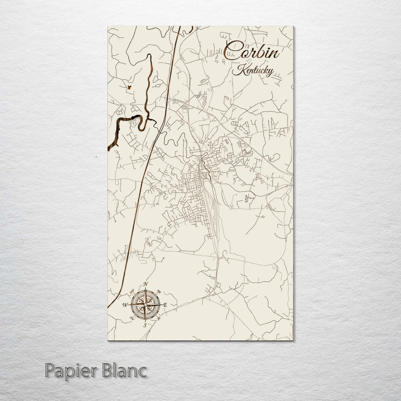Corbin, Kentucky Street Map – Fire & Pine