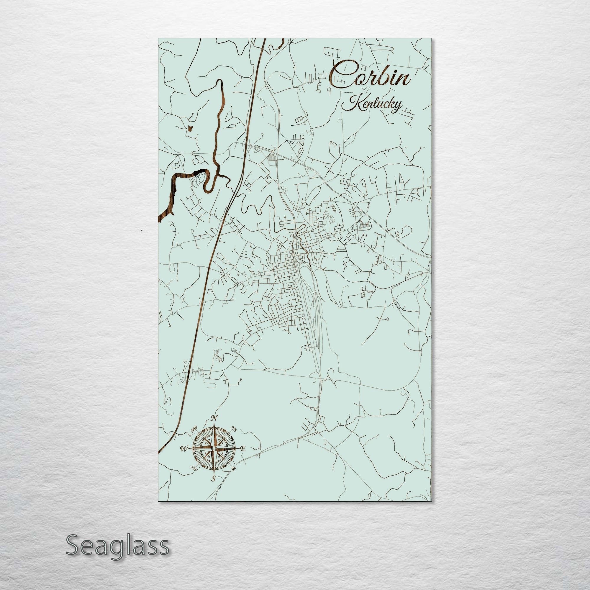 Corbin, Kentucky Street Map – Fire & Pine