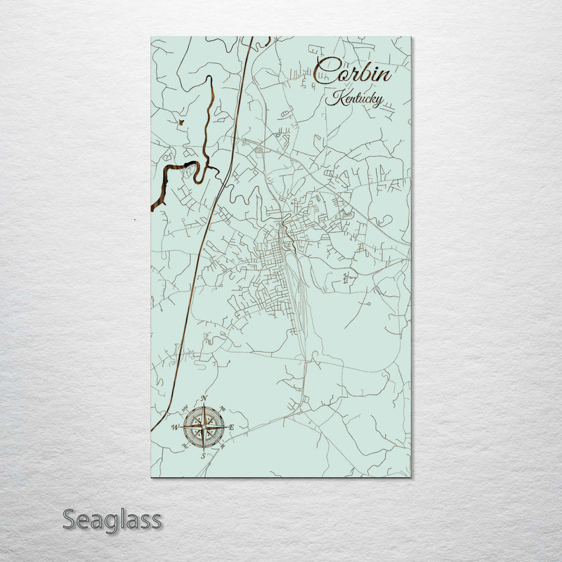Corbin, Kentucky Street Map – Fire & Pine