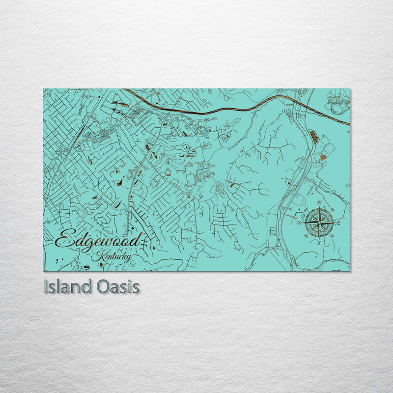 Edgewood, Kentucky Street Map – Fire & Pine