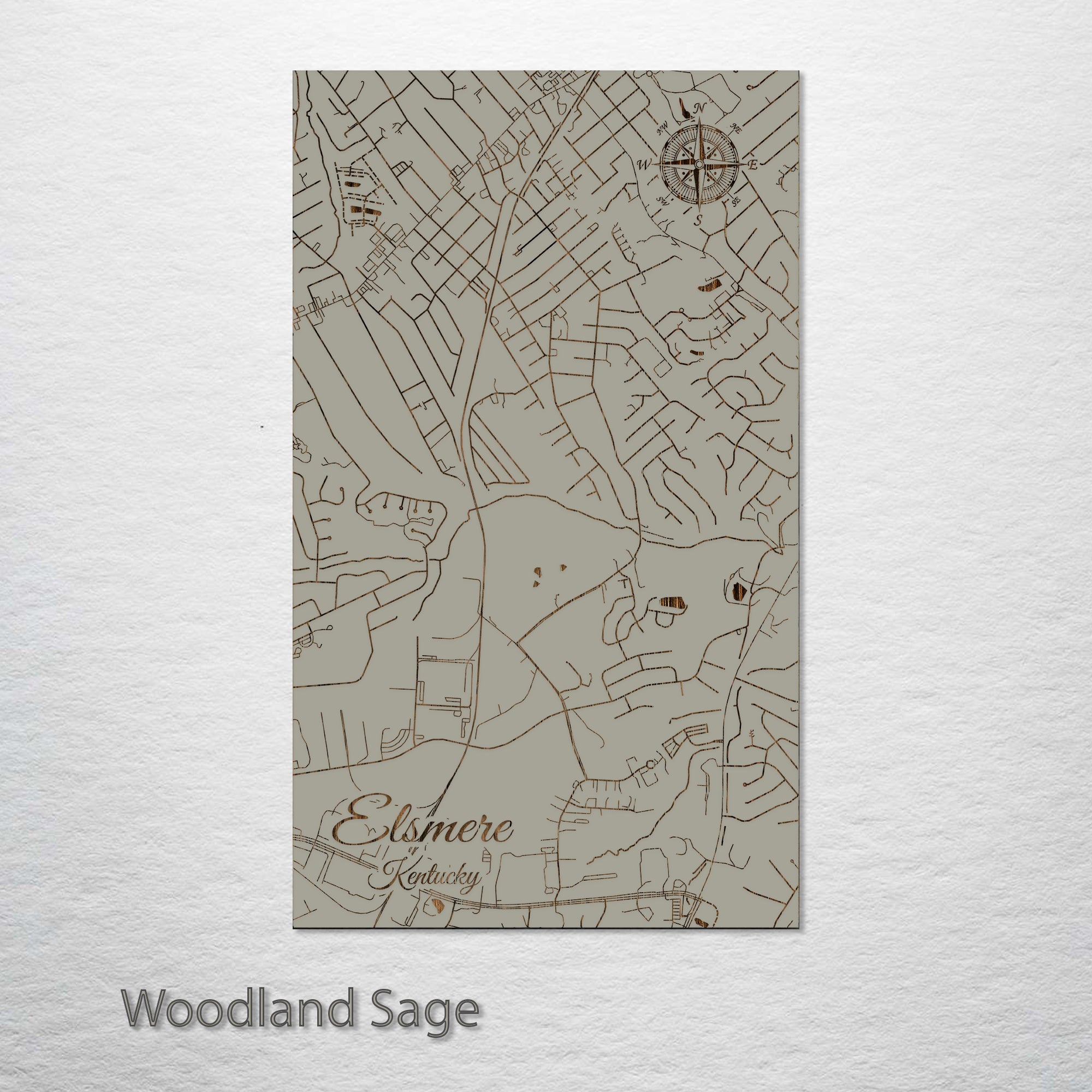 Elsmere, Kentucky Street Map – Fire & Pine