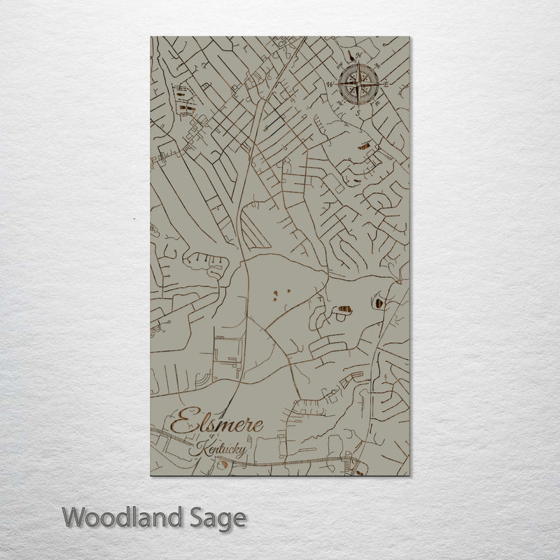 Elsmere, Kentucky Street Map – Fire & Pine