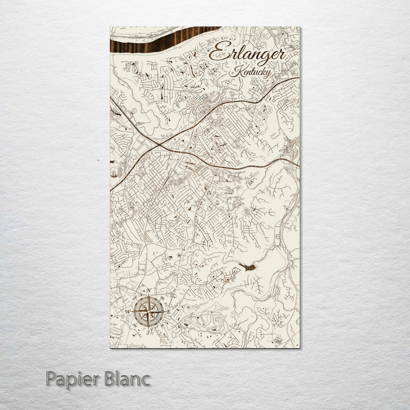 Erlanger, Kentucky Street Map – Fire & Pine