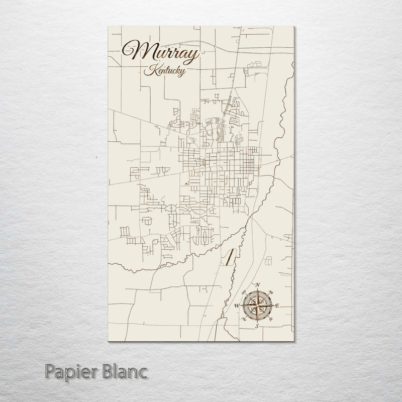 Murray, Kentucky Street Map – Fire & Pine