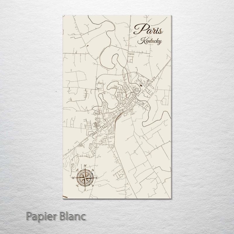 Paris, Kentucky Street Map – Fire & Pine