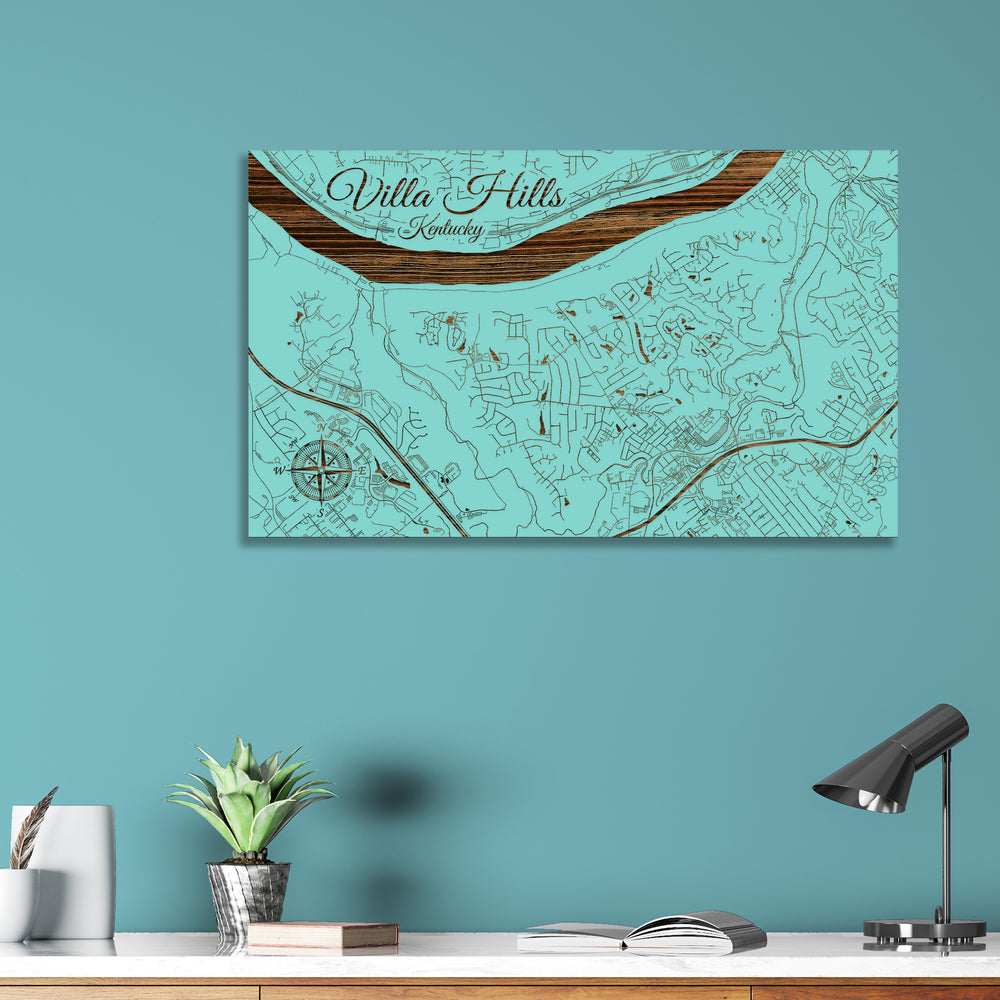 Villa Hills, Kentucky Street Map – Fire & Pine