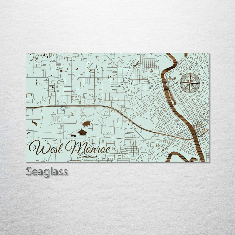 West Monroe, Louisiana Street Map – Fire & Pine