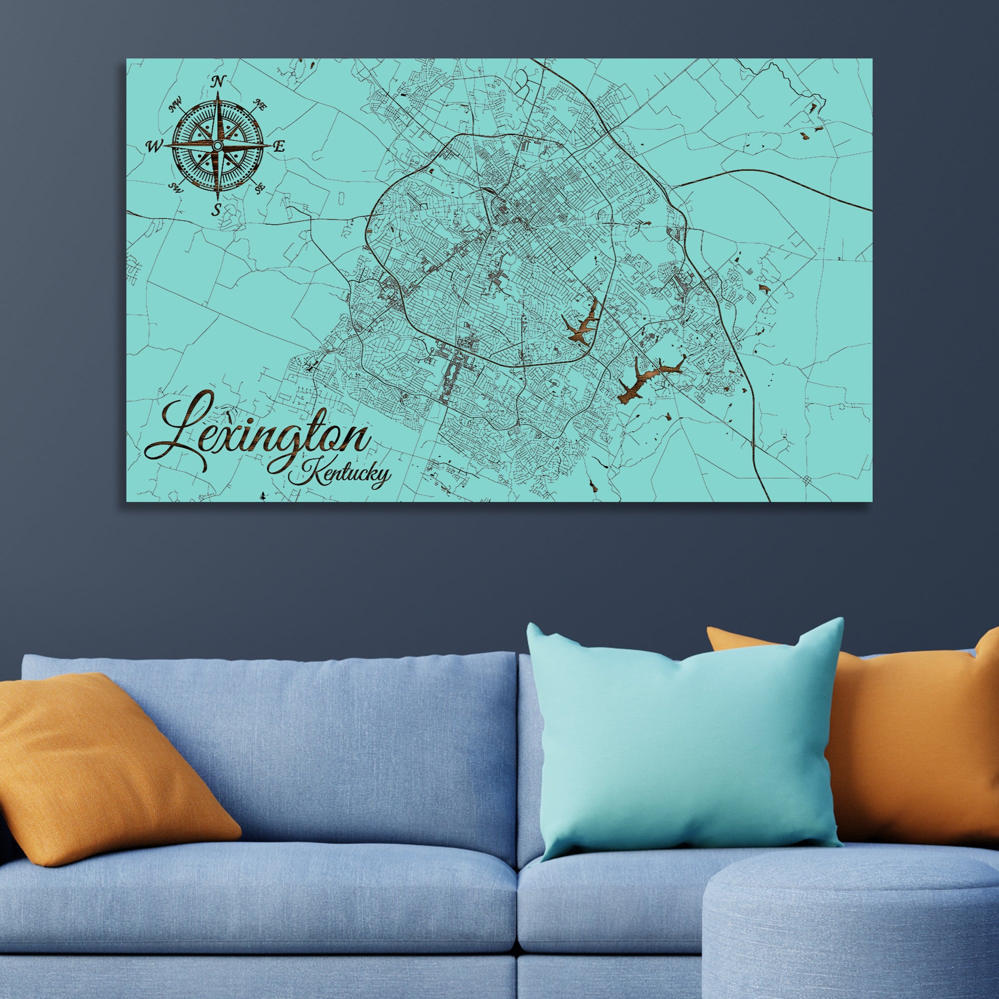 Lexington, Kentucky Street Map