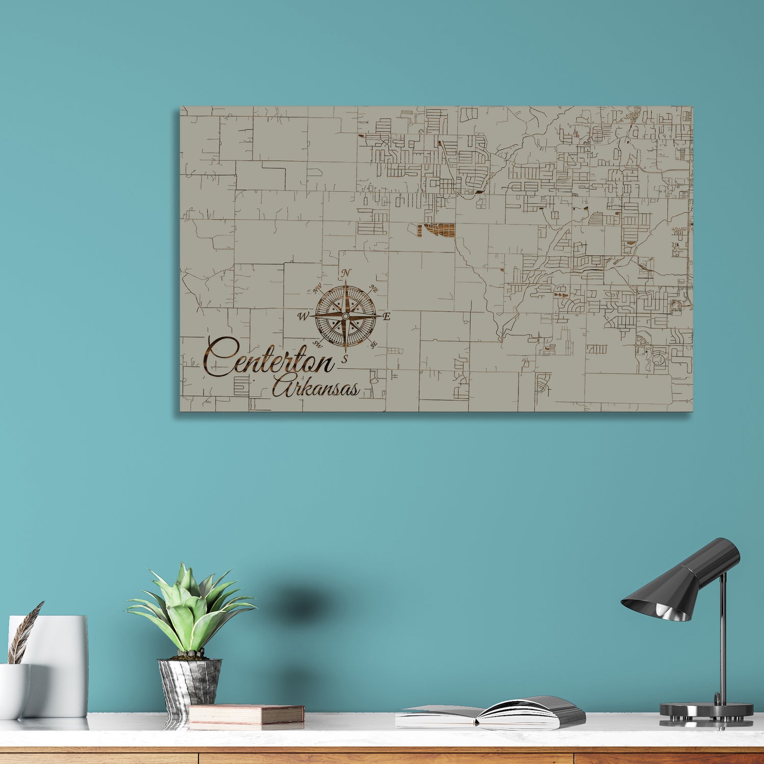 Centerton, Arkansas Street Map – Fire & Pine