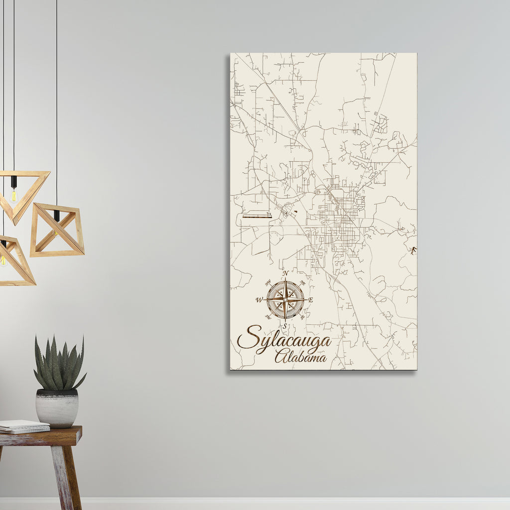 Sylacauga, Alabama Street Map – Fire & Pine