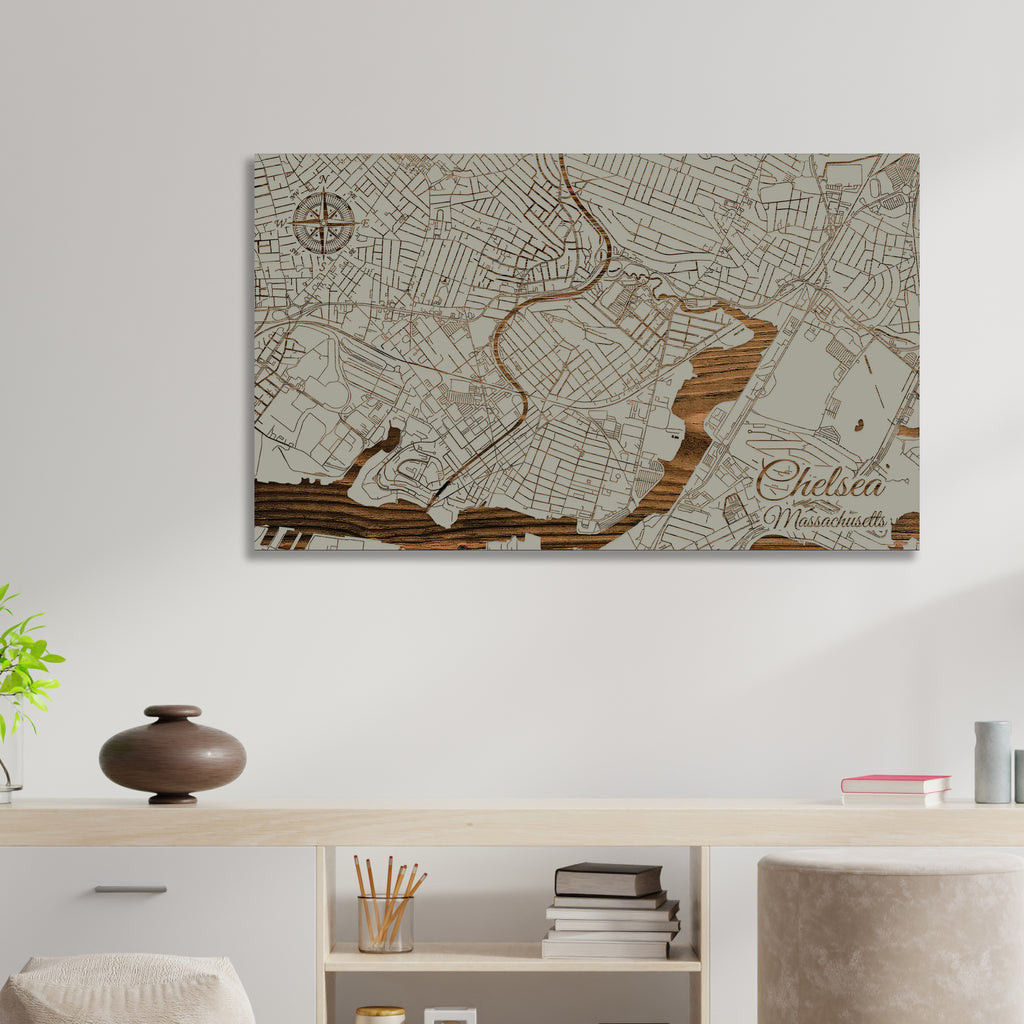 Chelsea, Massachusetts Street Map – Fire & Pine