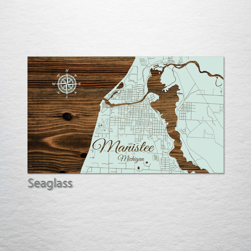 Manistee, Michigan Street Map – Fire & Pine