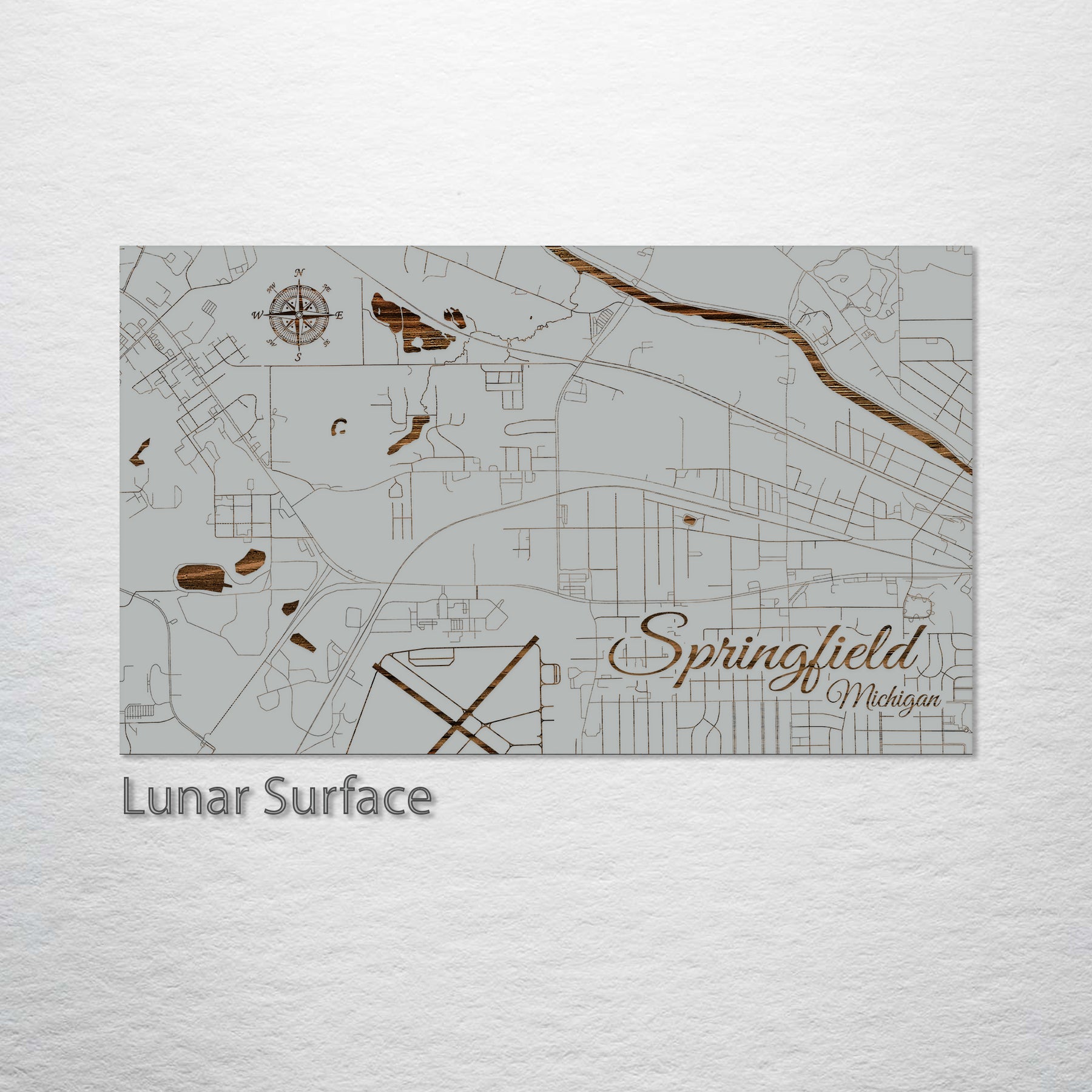 Springfield, Michigan Street Map