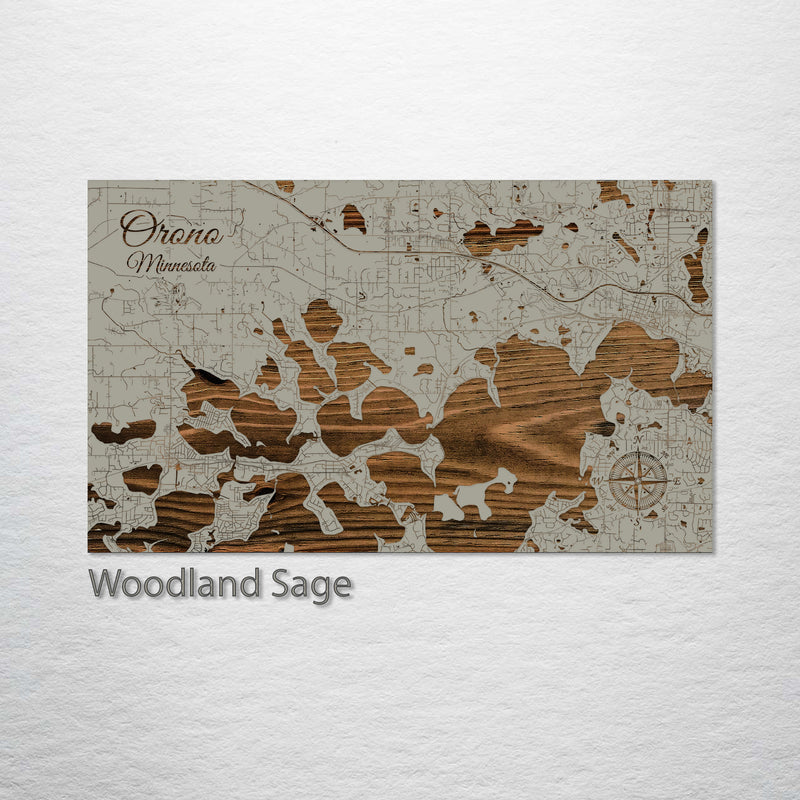 Orono, Minnesota Street Map – Fire & Pine